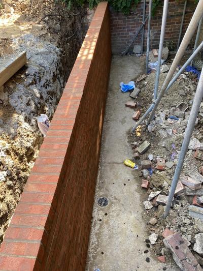 New Roofing & New Retaining Wall in Camden | Birkby Construction Ltd